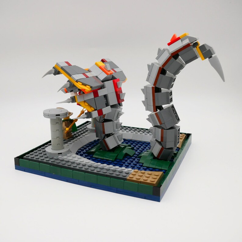Runescape LEGO Model Using Genuine Lego Bricks Zulrah 596 - Etsy