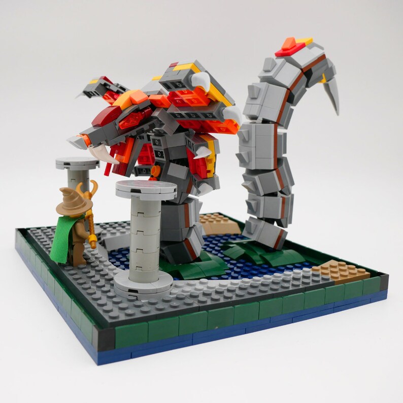 Runescape LEGO Model Using Genuine Lego Bricks Zulrah 596 - Etsy