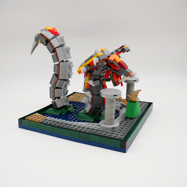 Runescape LEGO Model Using Genuine Lego Bricks Zulrah 596 - Etsy