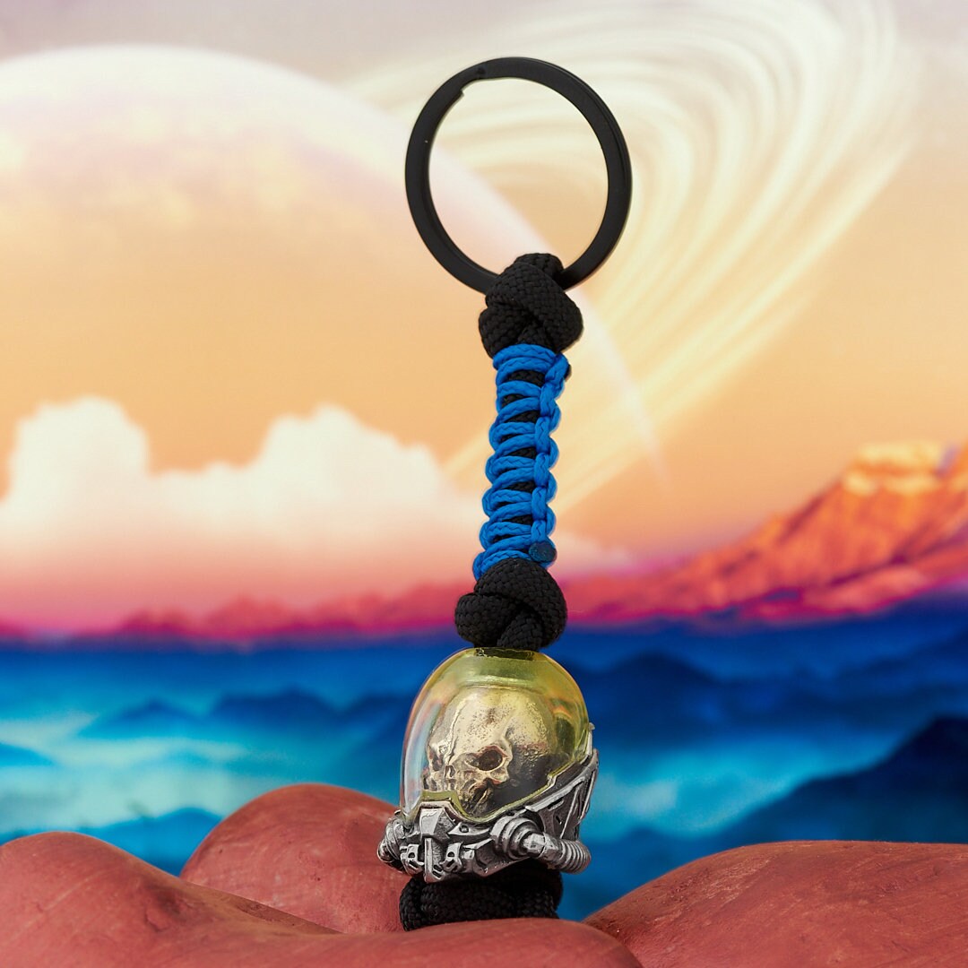 Bead for Knife Alien 2.0. 3D Printed Helmet Bronze Brass Nickel Silver ...