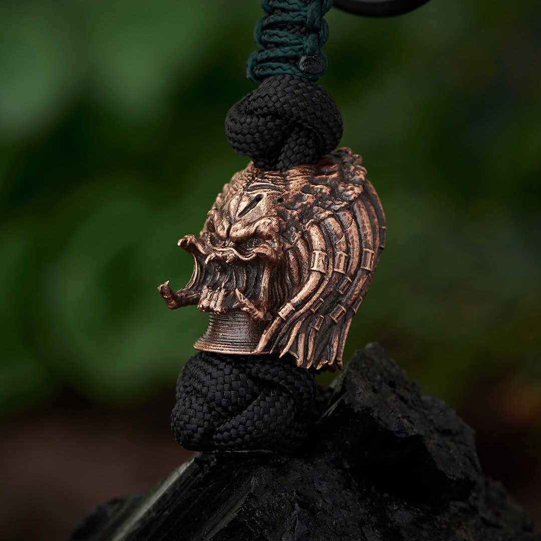 Knife Bead Predator No Mask Bronze EDC Paracord Lanyard Charm - Etsy