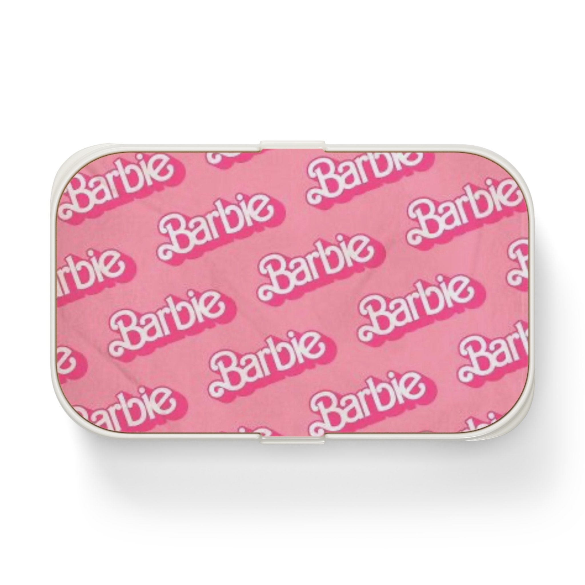 Barbie Lets Go Party Bento Lunch Box Designed & Sold By Surfboard Leese