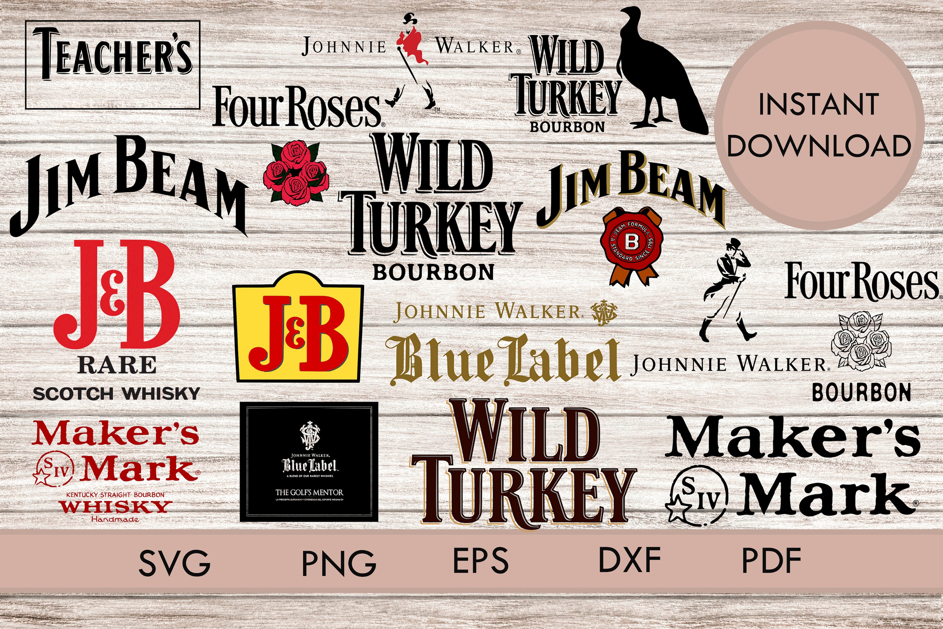 Whiskey Brands Logos