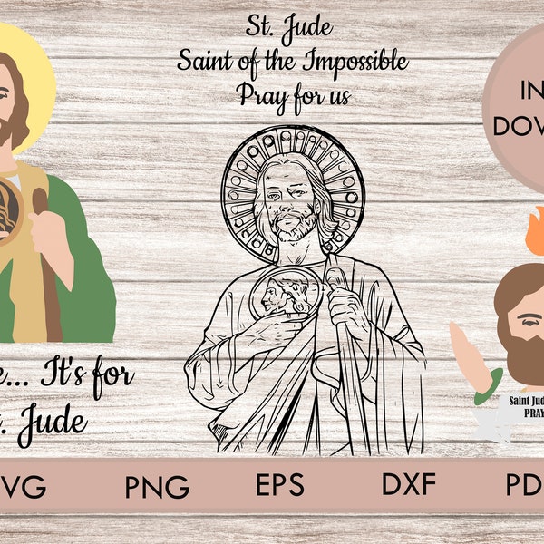 St Jude Thaddeus Sticker - Etsy