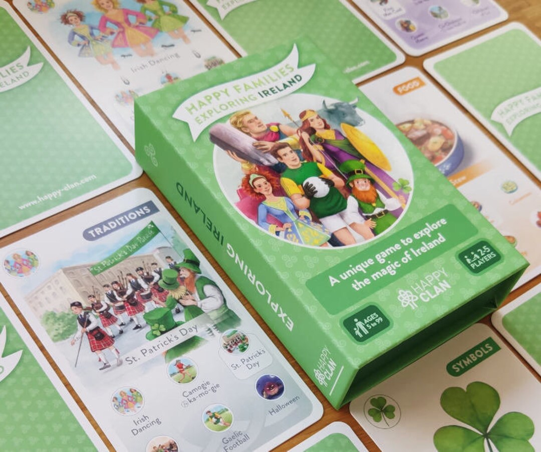 Exploring Ireland Card Game - Etsy UK