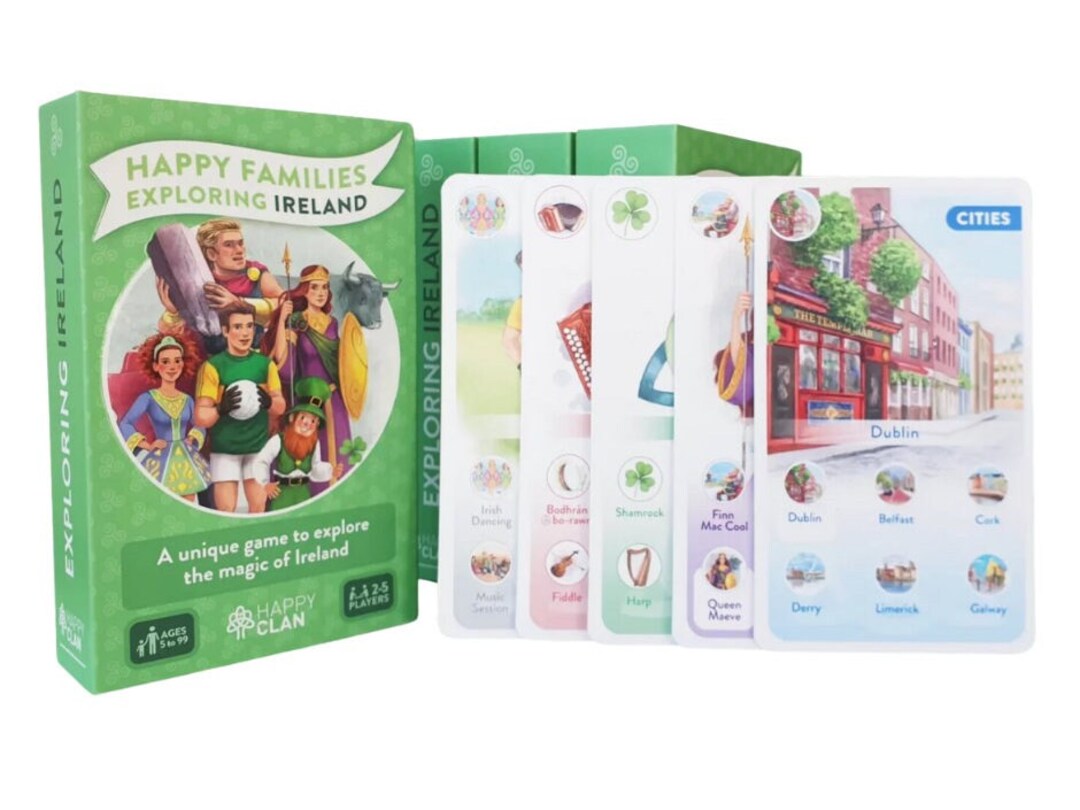Exploring Ireland Card Game - Etsy