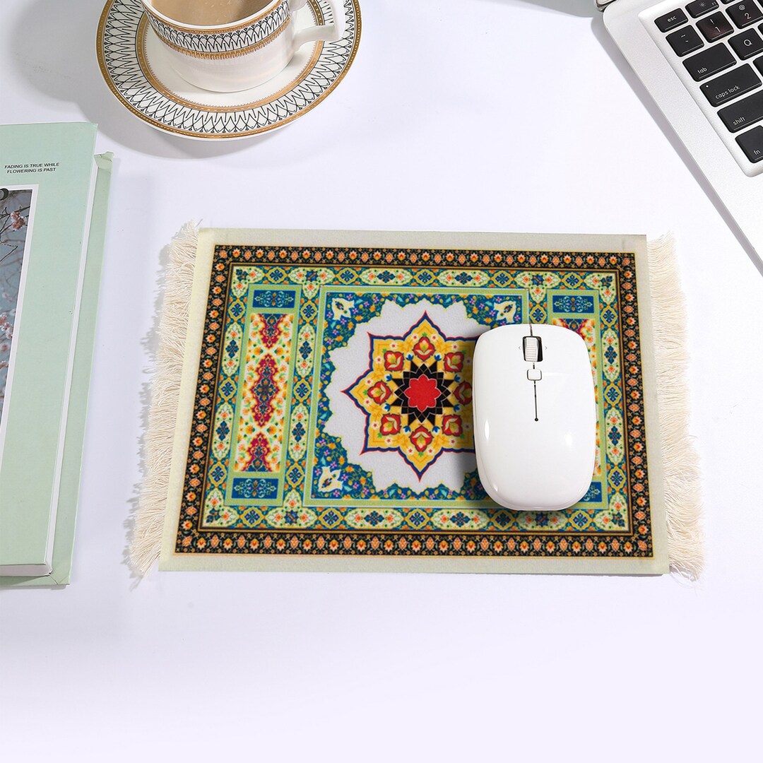Retro Persian Carpet Pattern Mouse Pad Perfect for Home Office Table ...