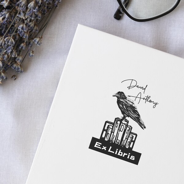 Crow Ex Libris - Etsy