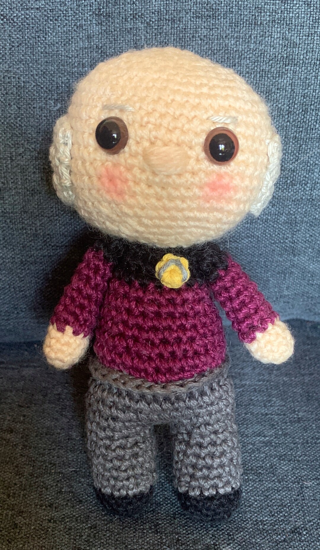 Jean-luc Picard inspired Figure - Etsy