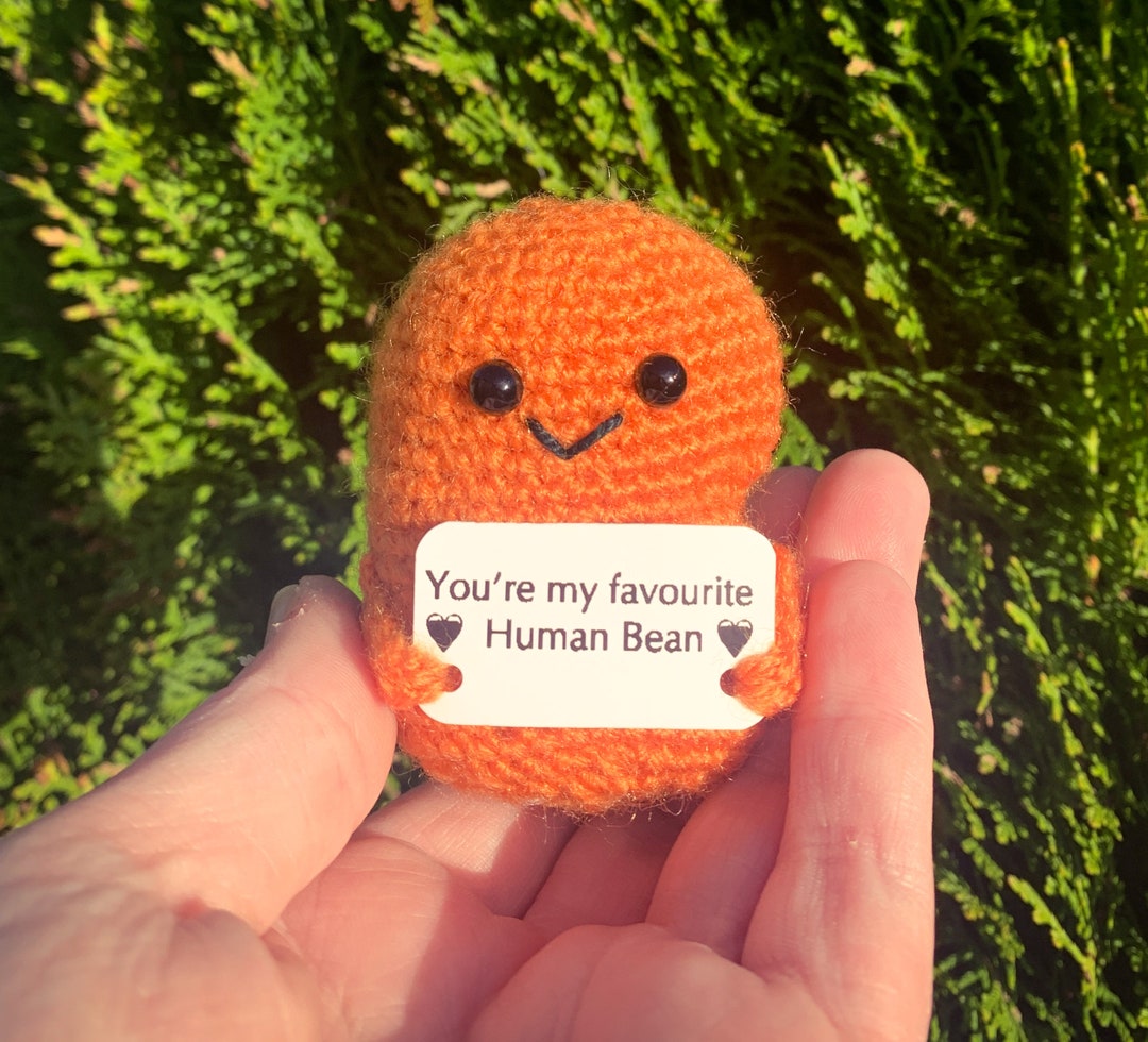 Hand Crocheted human Bean Jelly Bean - Etsy