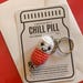 Hand Crocheted Chill/happy Pill Keychain - Etsy