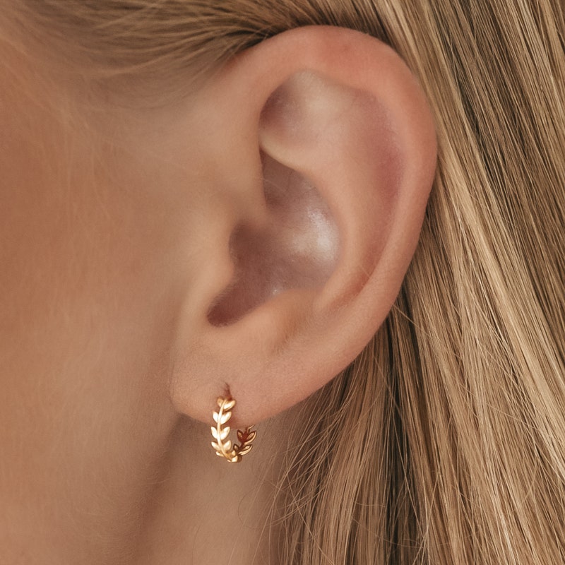 Gold Earrings - Etsy