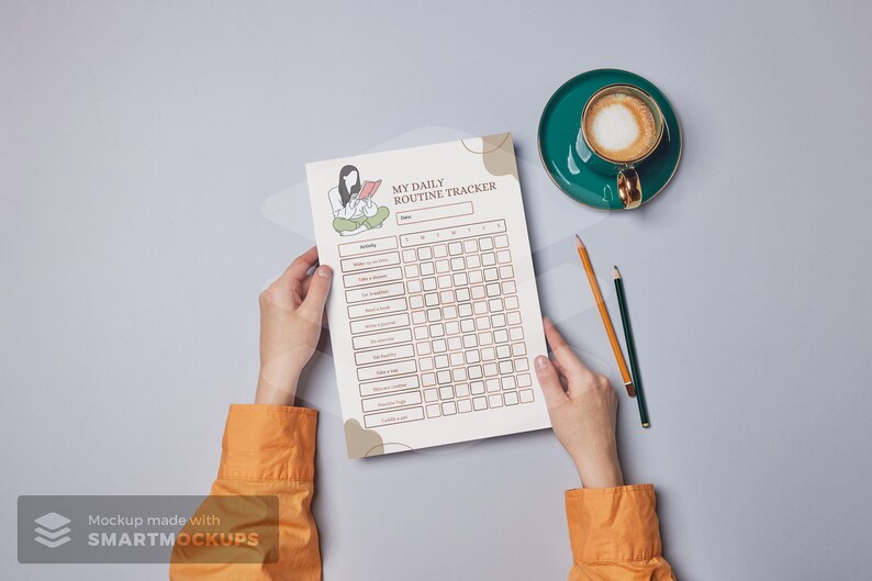 Daily Routine Checklist/tracker Printable - Etsy