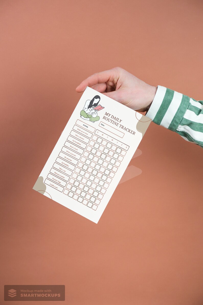 Daily Routine Checklist/tracker Printable - Etsy