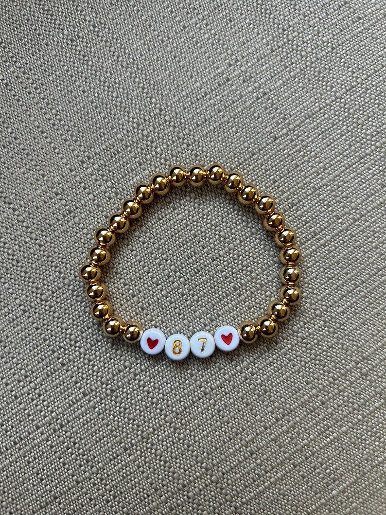 Taylor Swift and Travis Kelce (tayvis) Custom Bracelet - Etsy