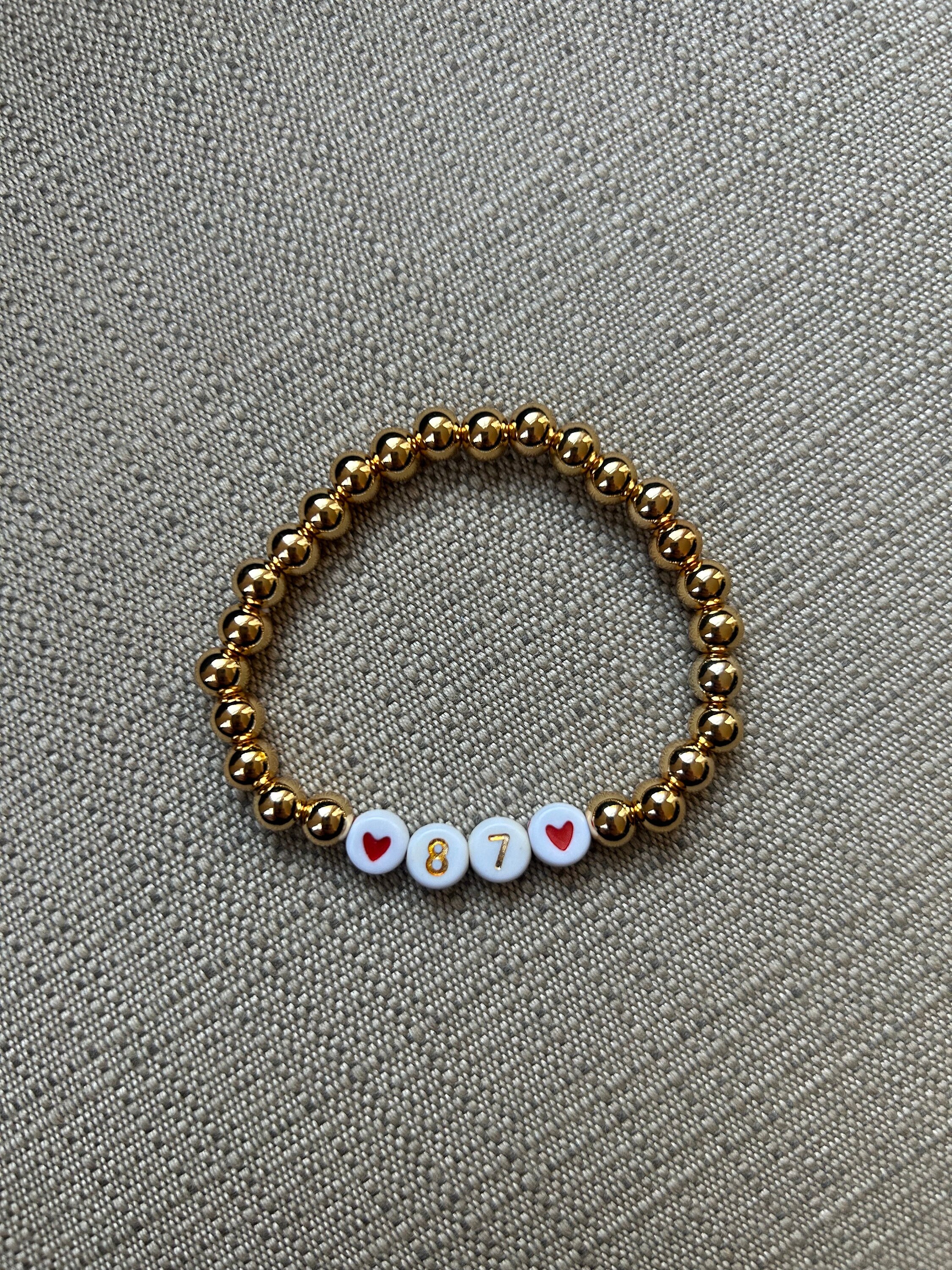 Taylor Swift and Travis Kelce (tayvis) Custom Bracelet - Etsy