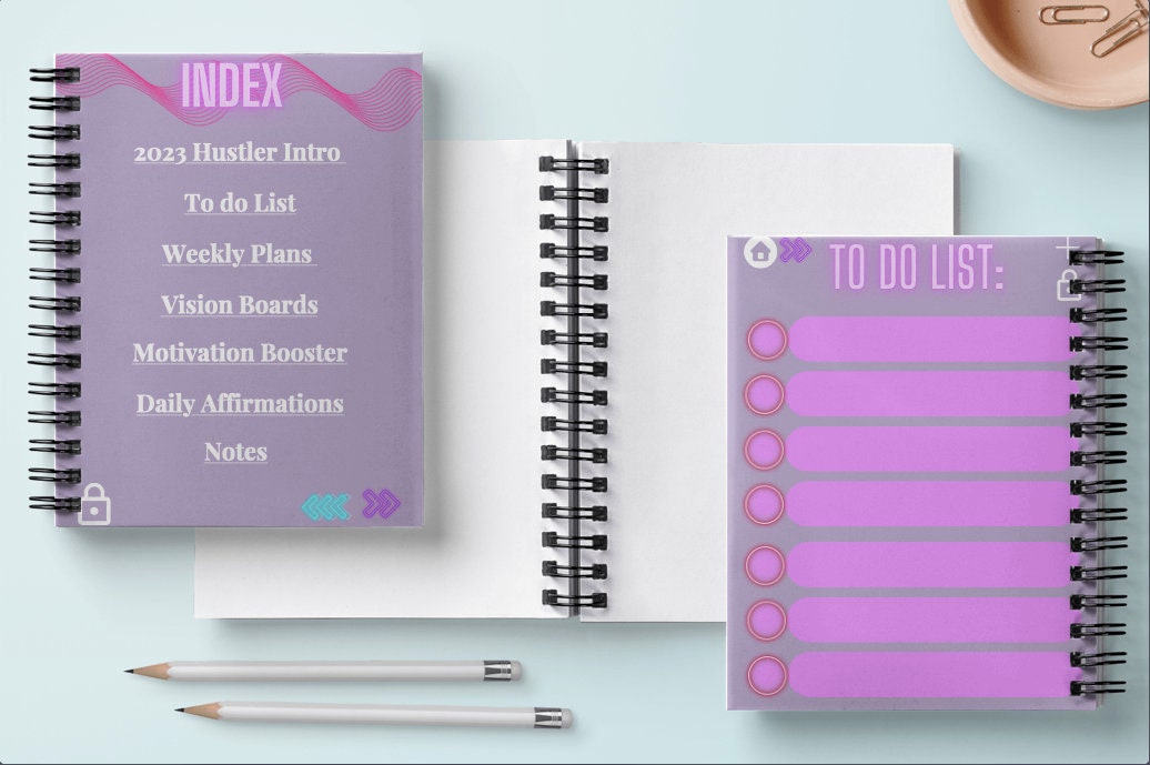 2023 Digital Planner, Neon Planner, Goodnotes Planner, iPad Planner ...