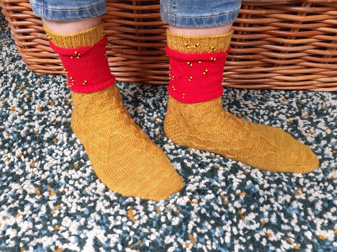 Socks of Little Brain Knitting Pattern - Etsy