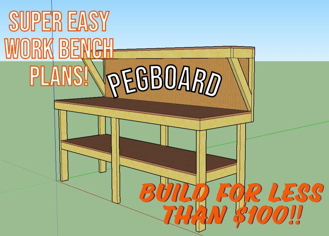DIY Easy Workbench Plans!! - Etsy