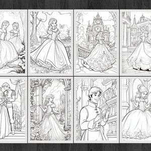 Cinderella Story A4 Coloring Page Beautiful Women Coloring Page 45 ...