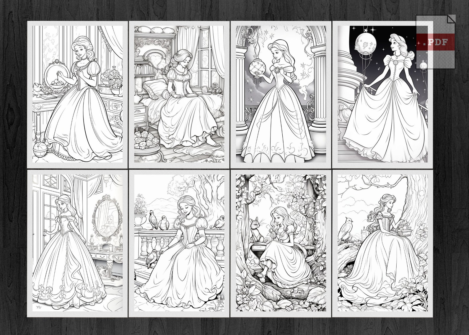 Cinderella Story A4 Coloring Page Beautiful Women Coloring Page 45 ...