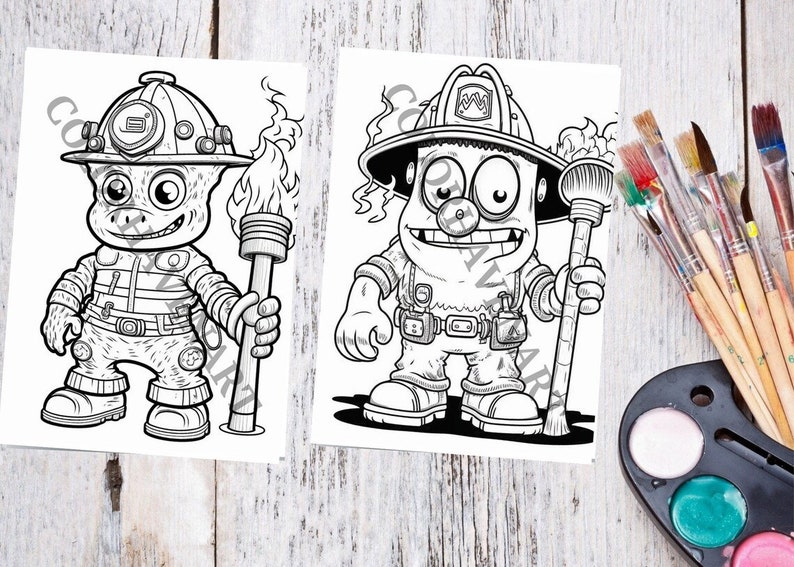 MEGA COLLECTION MONSTERS A4 Coloring 300 Pages Activity Book: Coloring ...