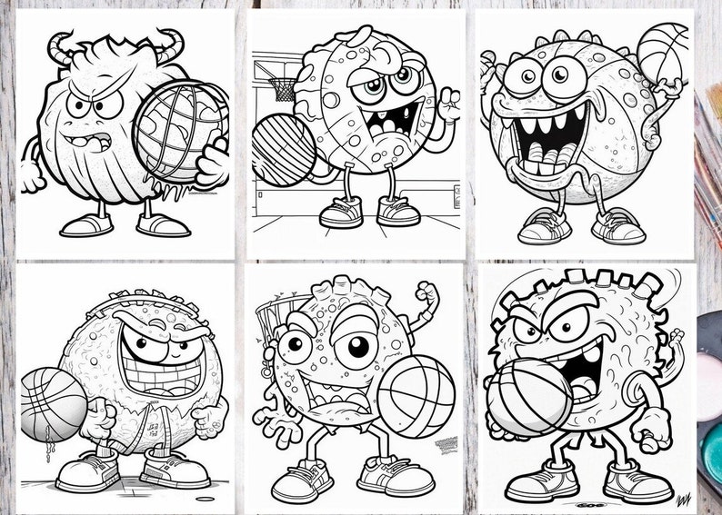 MEGA COLLECTION MONSTERS A4 Coloring 300 Pages Activity Book: Coloring ...