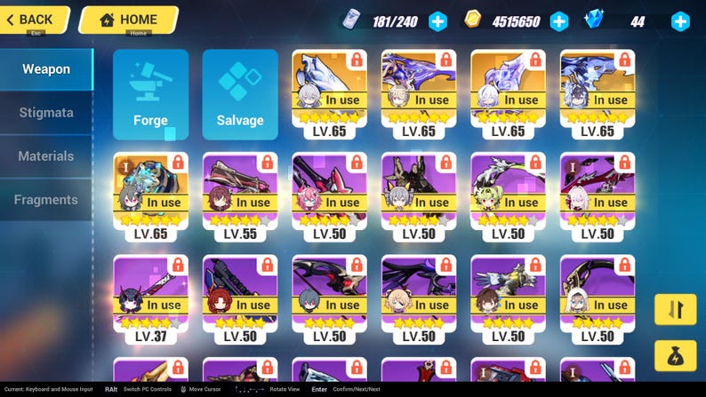 Honkai Impact 3rd LVL 88 Account - Etsy