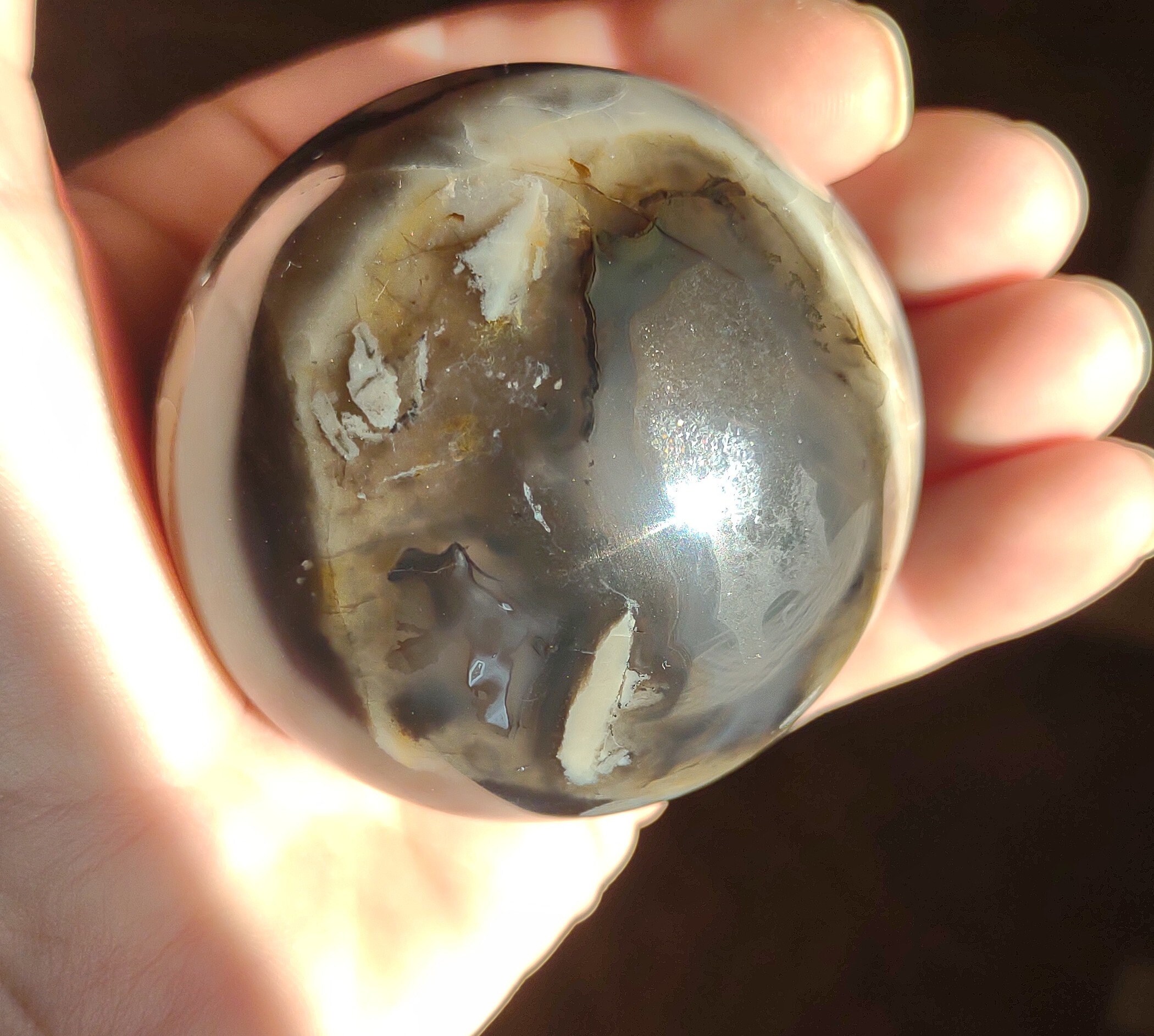 Volcano Agate Sphere - Etsy