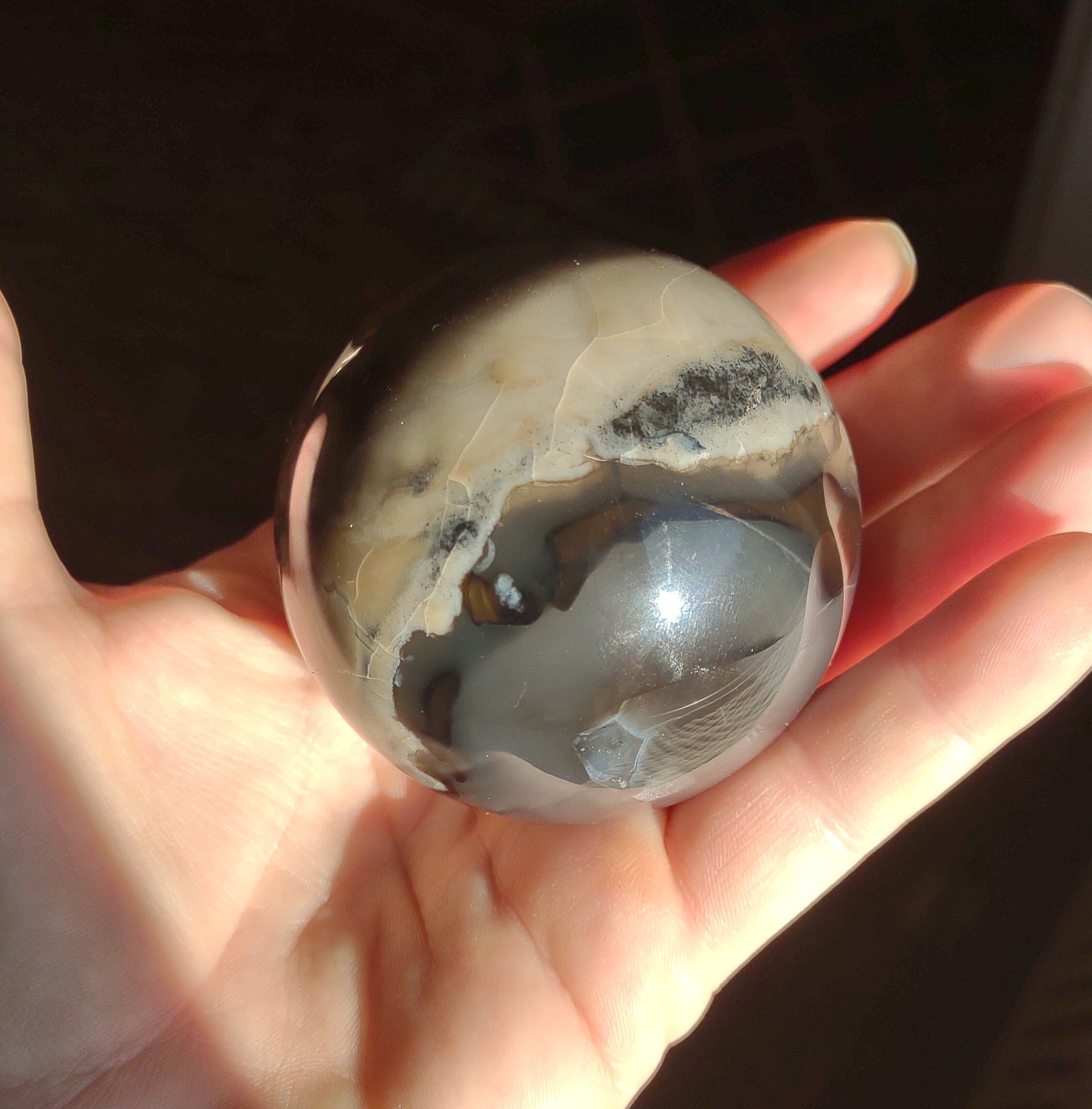 Volcano Agate Sphere - Etsy
