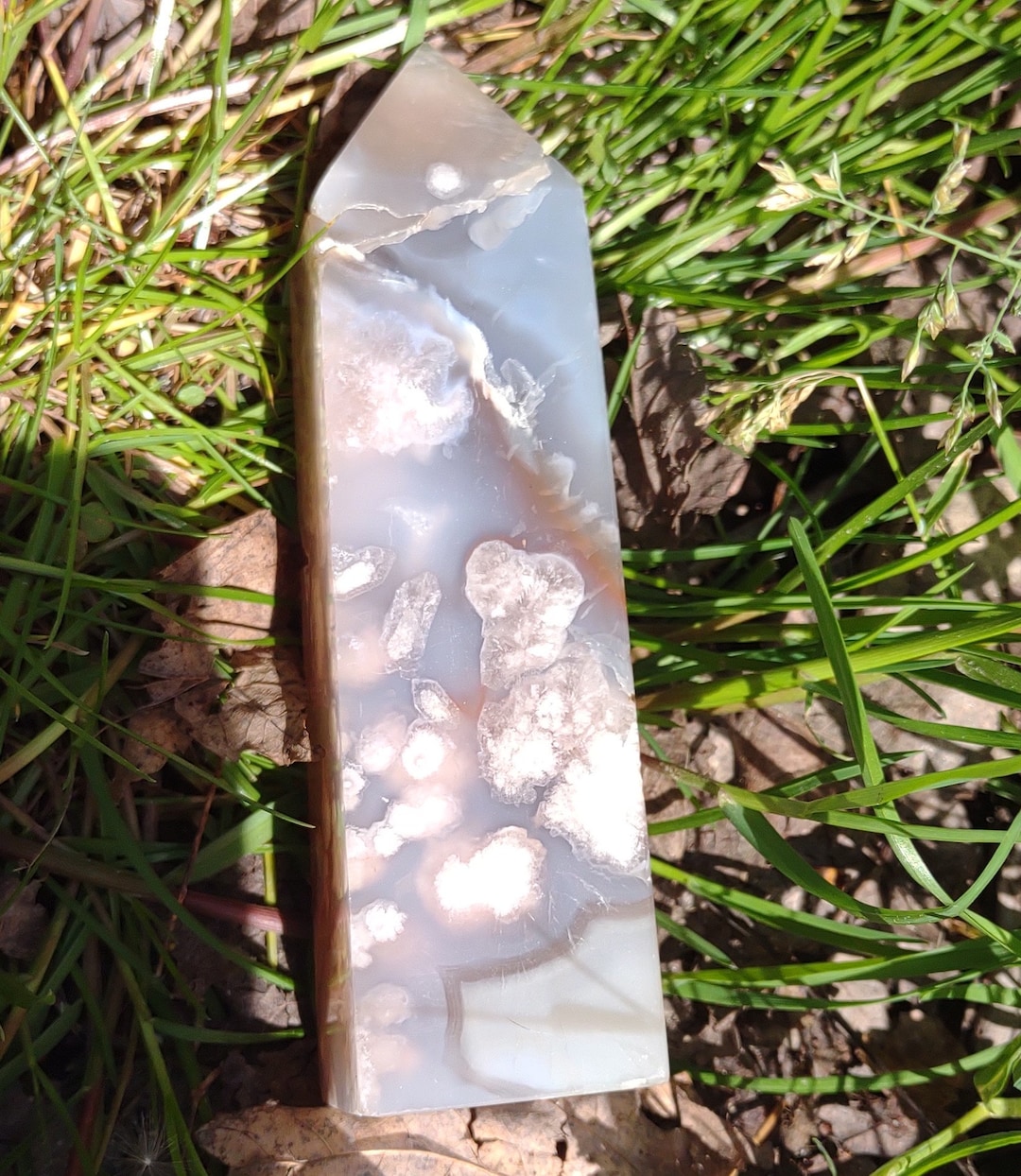 Flower Agate Tower - Etsy