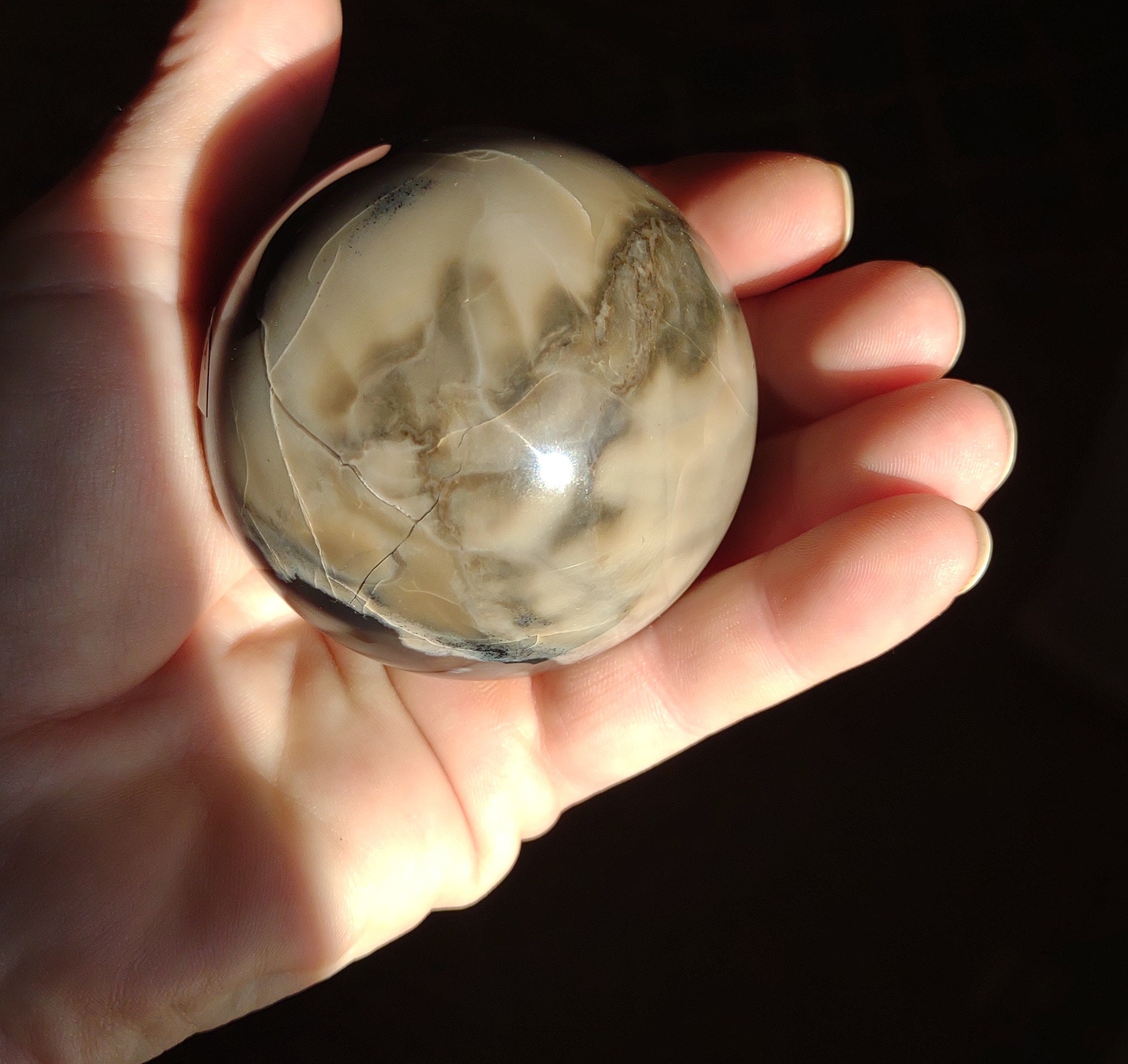 Volcano Agate Sphere - Etsy