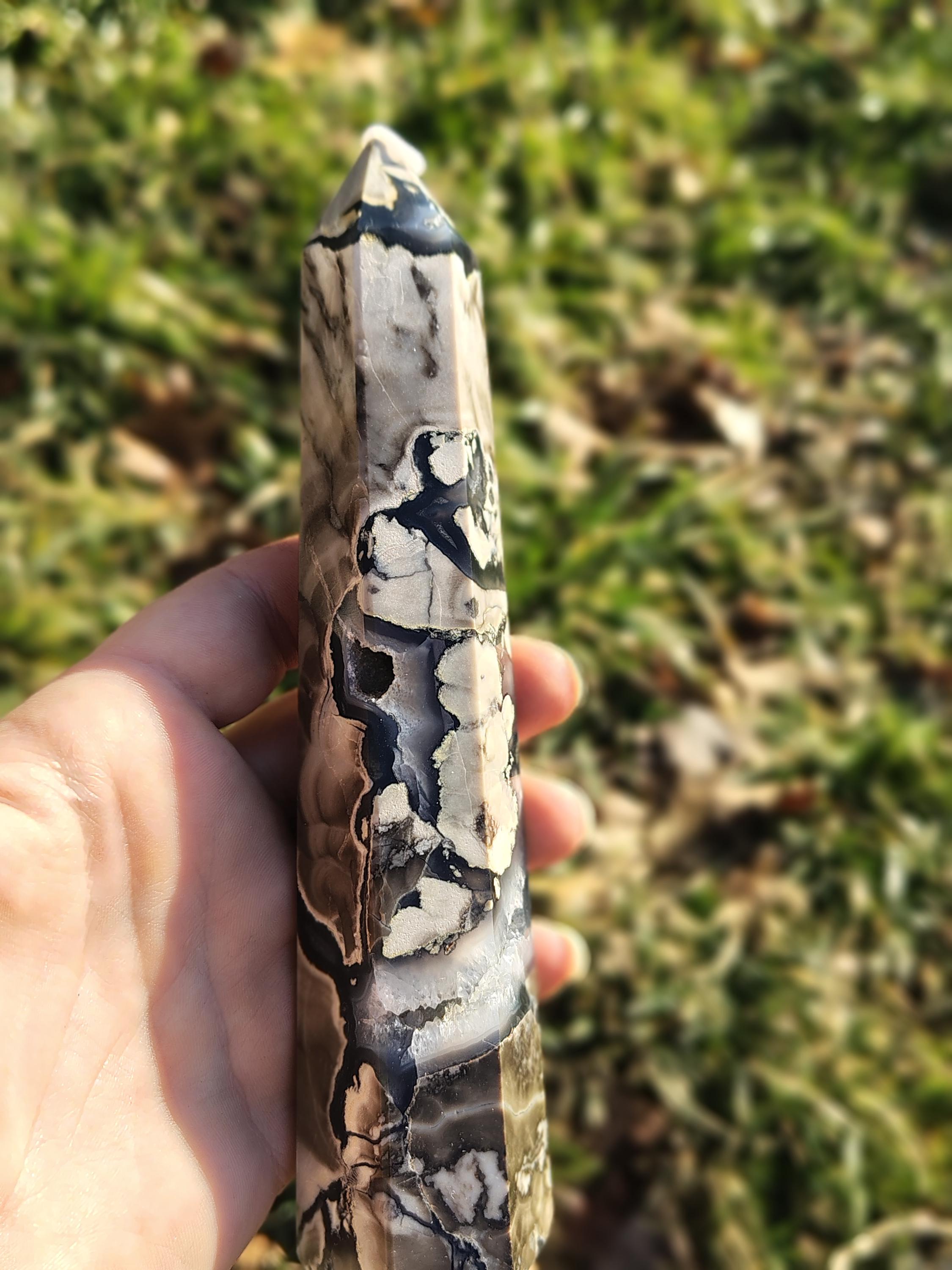 Volcano Agate Tower - Etsy