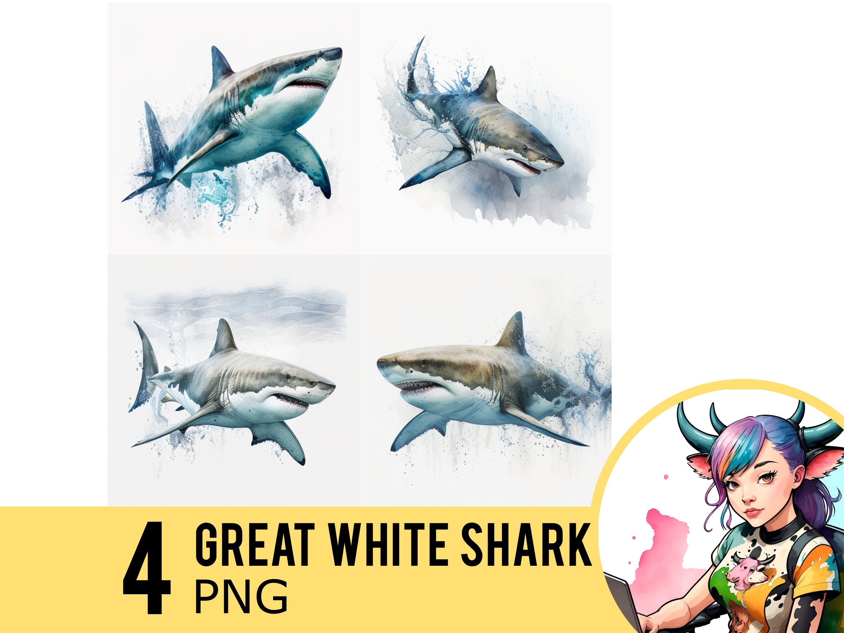 Bull Shark Clip Art