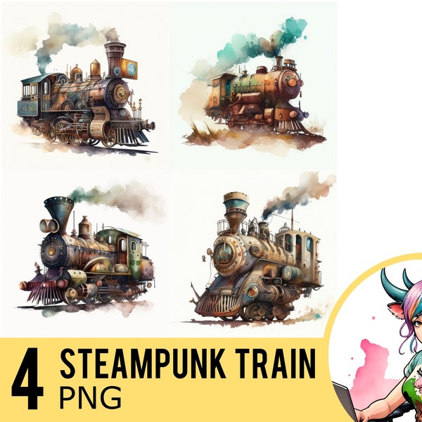 Steampunk Train - Etsy