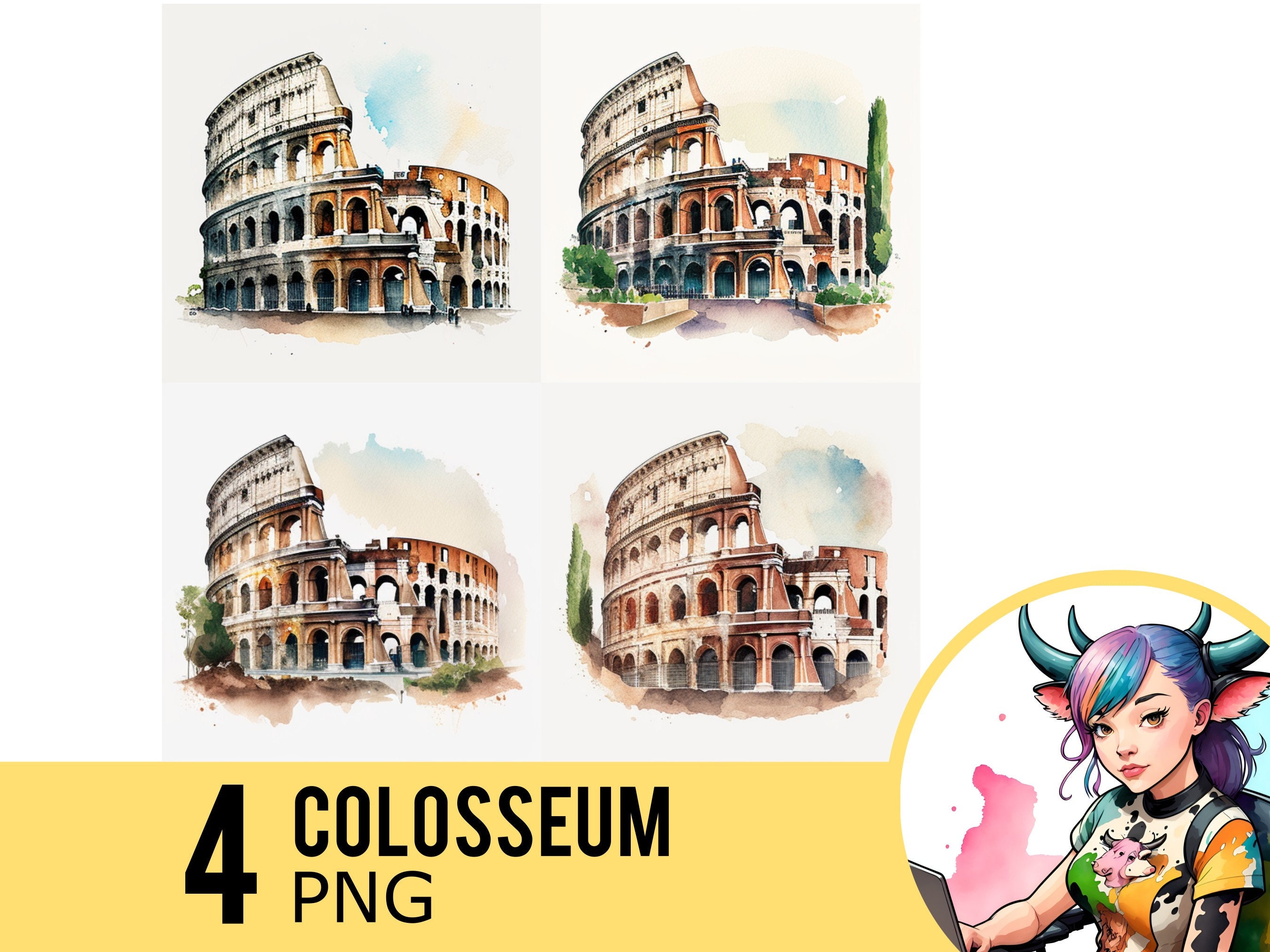 Roman Colosseum Clip Art