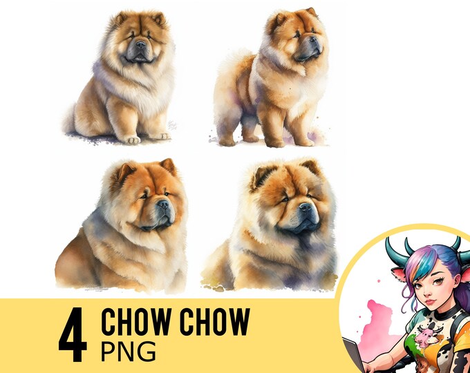 Chow Chow Svg, Png, and Jpeg, Eps, Dxf Files, Instant Download, Vector ...