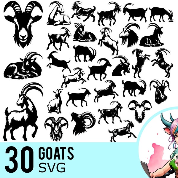 Goat Svg - Etsy