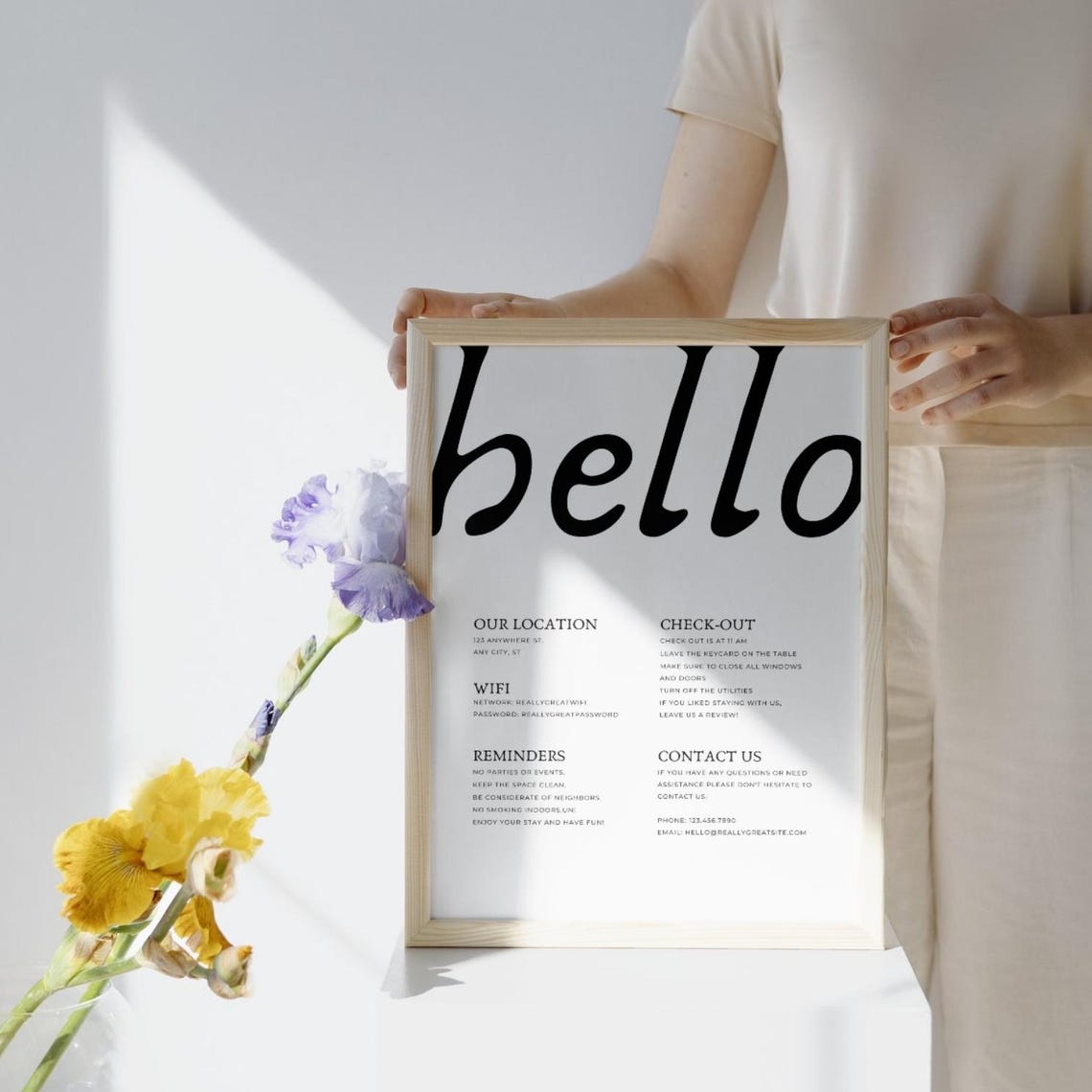 Editable Airbnb Welcome Letter Template Printable & Customizable for ...