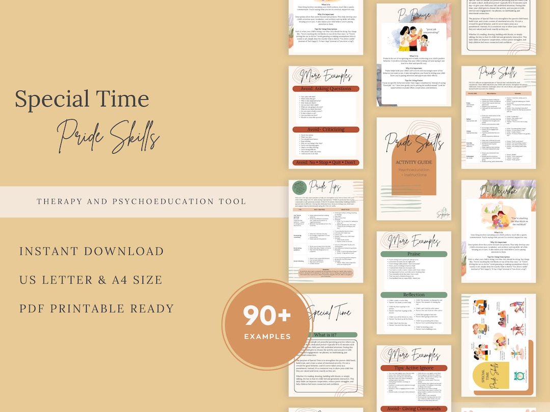 PRIDE Skills Parenting Guide: Positive Discipline, Child-led Play ...