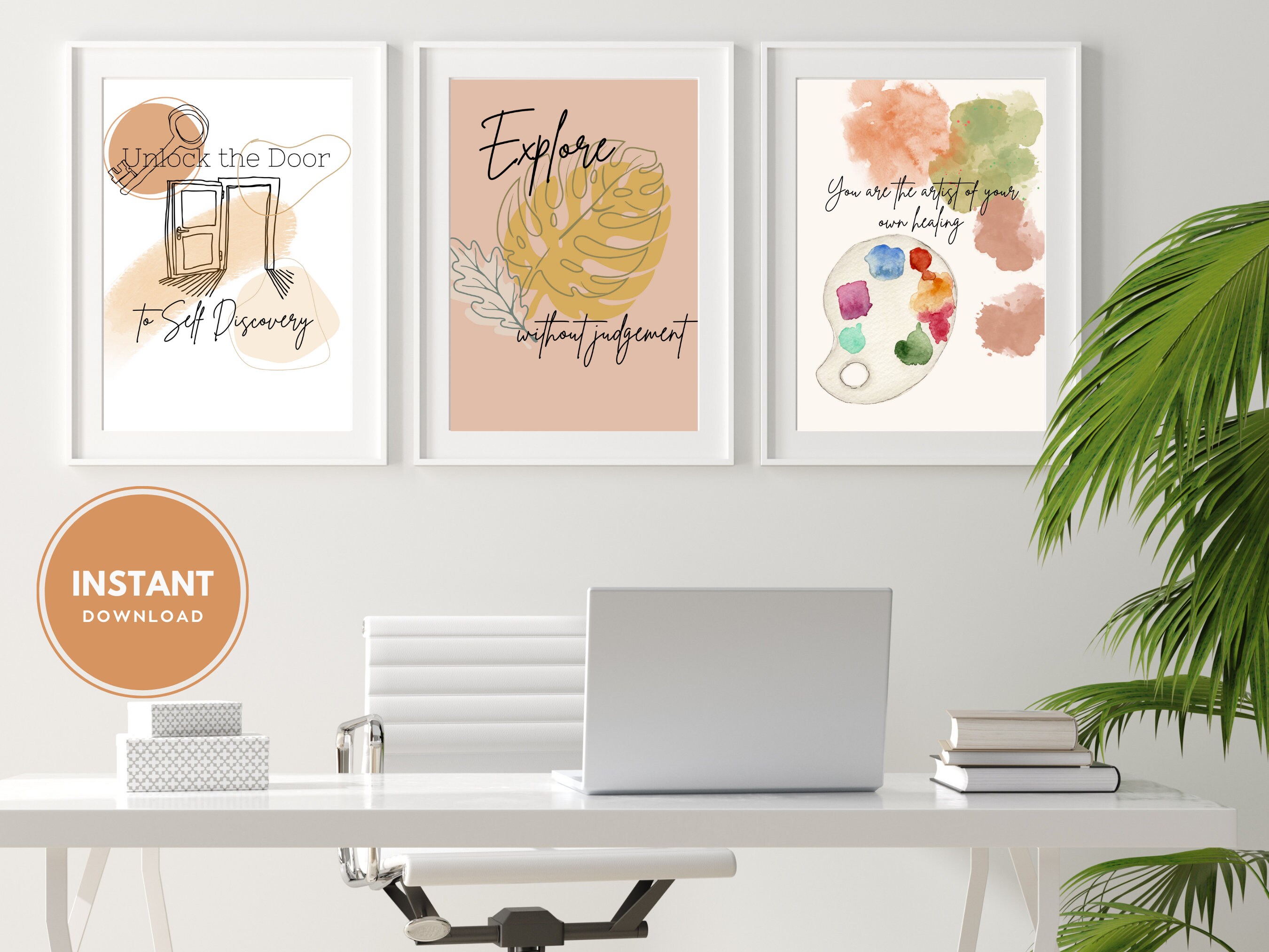 16 Therapist Office Art Decor, Psychologist Print Bundle, Counseling ...