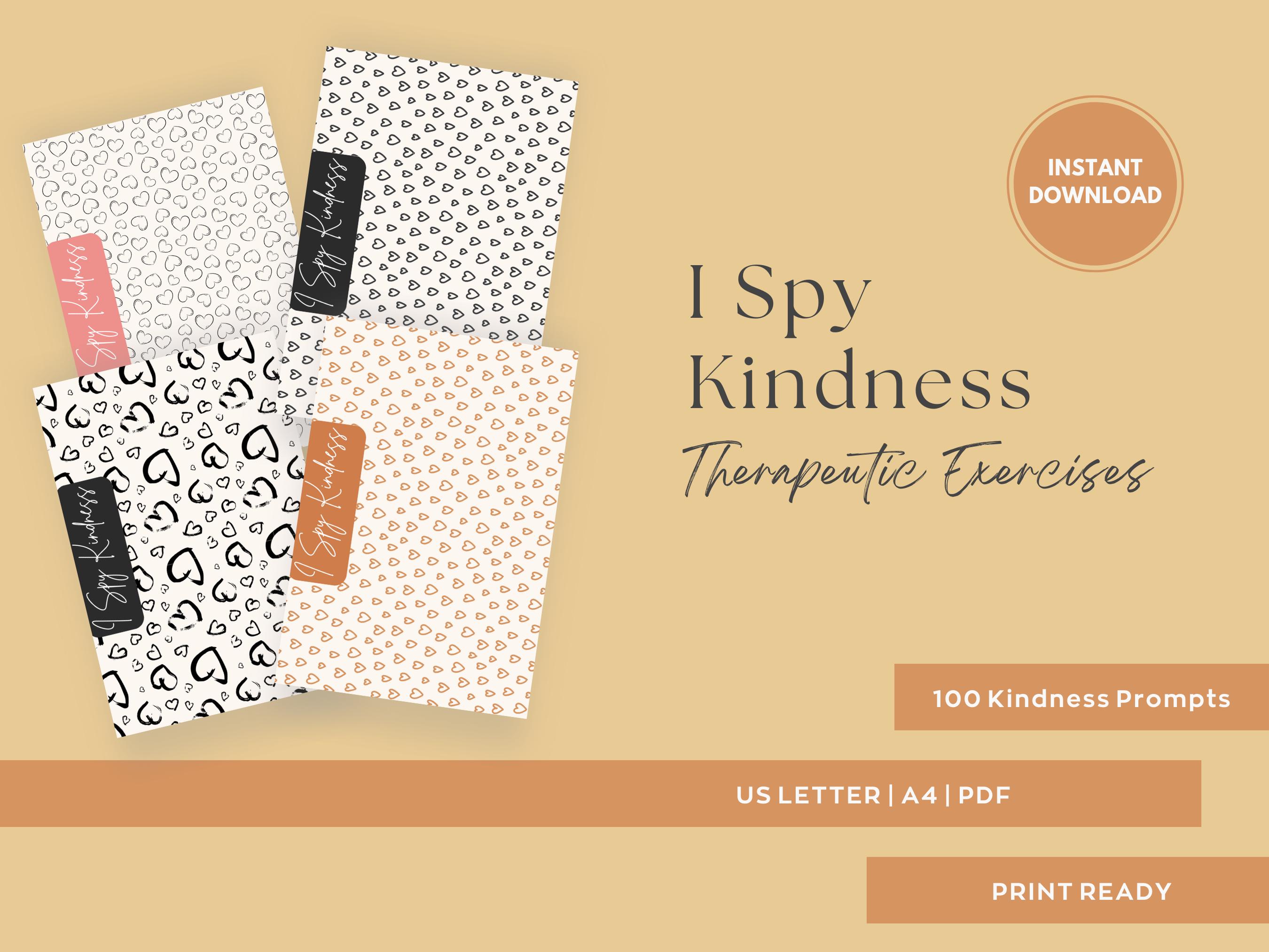 I Spy Kindness Printable: Social Emotional Learning Activity With Acts ...