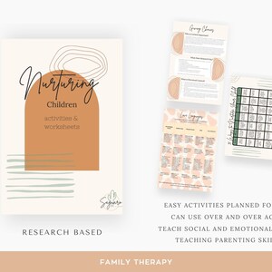 Family Therapy Nurturing Children Bundle for Therapists & Parents ...