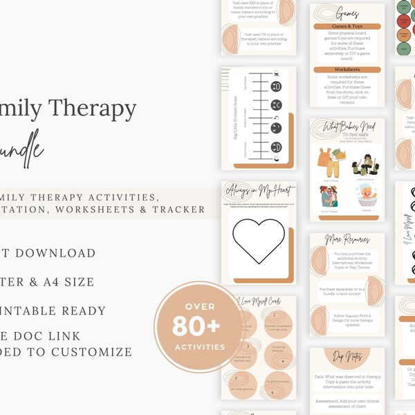 Therapy Activities - Etsy