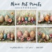 Easter Eggs Junk Journal Pages, Vintage Ephemera Colorful Easter ...