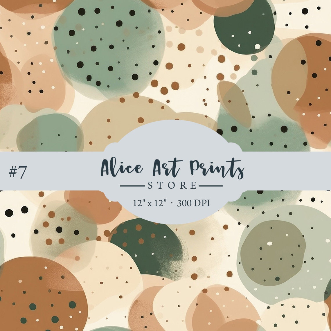 Watercolor Boho Polka Dot Digital Paper Colorful Boho - Etsy