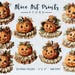 Vintage Halloween Clipart Bundle Whimsical Jack-o-lantern Fussy Cut ...
