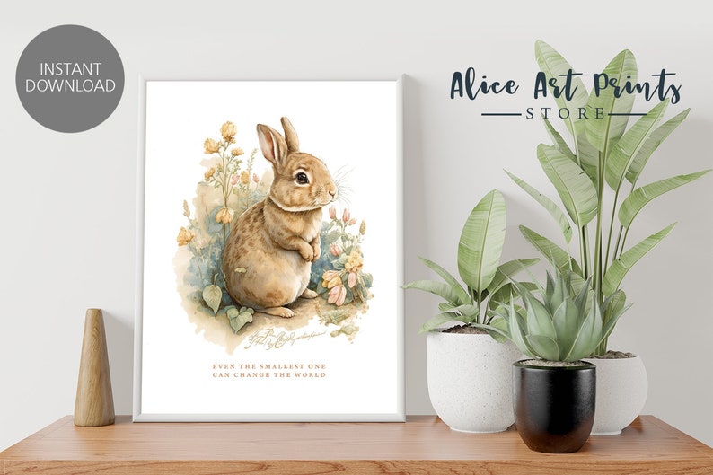 Peter Rabbit Watercolor Prints Set of 3 Nursery Art Kids - Etsy