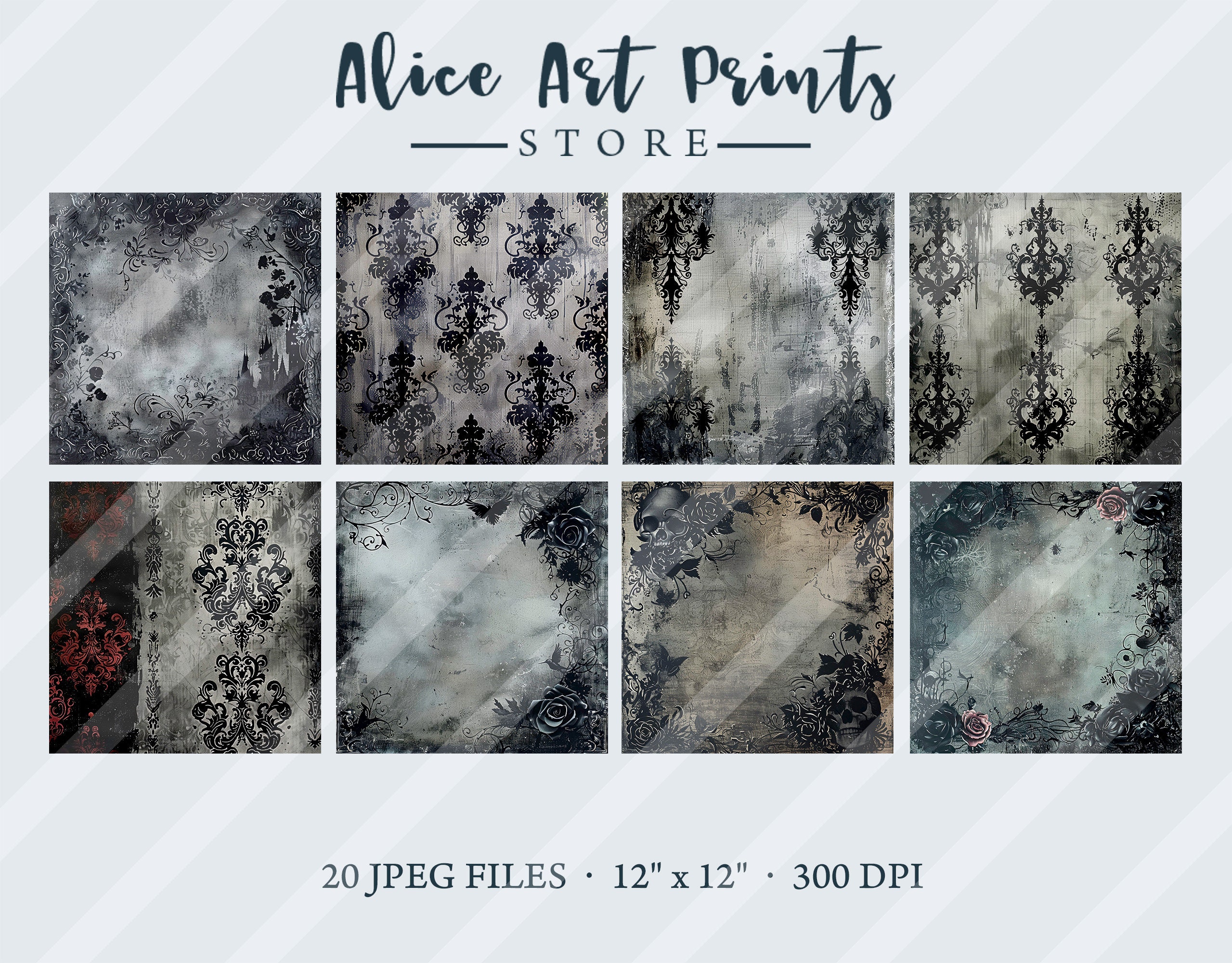 Vintage Gothic, Neutral Background, Scrapbook, Junk Journal Paper ...