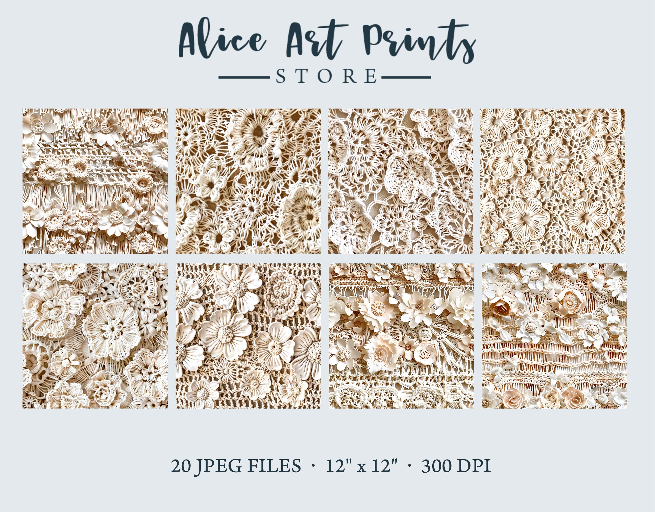 Printable Antique Lace Digital Papers, Lace Page, Distressed Background ...